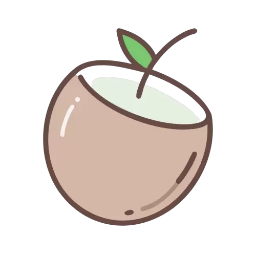 Coconut Symbol Free Organic Icon | SVG, PNG Download