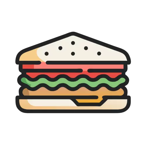 Free Sandwich Symbol Snack Icon | SVG, PNG Download