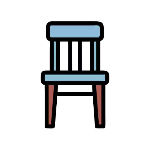 Free SVG Chair Icon Furniture Vector | SVG, PNG Download